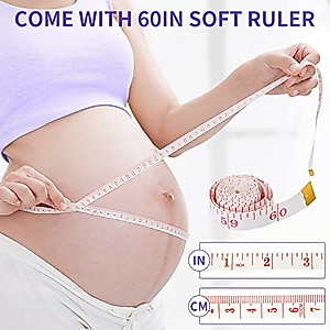 Nipple Ruler, Nipple Ruler for Flange Sizing & Breast Pump Size - New Mothers Must Haves, Soft Silicone Circle Templates Nipple Measurement Tool with Holes & Millimeter Scale for Flange Size Measure