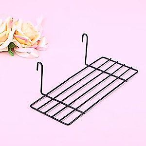 Healifty for Frame Used Supplies, Grille, X Wall- Design Shelves. Xcm Room Storage, Decorative Metal Panel, Straight Stand with Wall Mesh Panel Office Small L Grid Props Hanging Wall Grid
