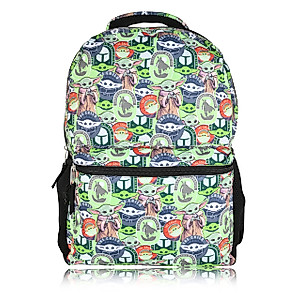 STAR WARS Baby Yoda Mandelorian Backpack | Officially Licenced Yoda Backpacks For School, Boys, Girls, or Adults