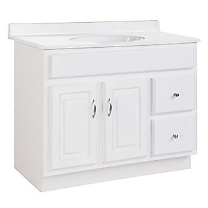 Design House Concord Bathroom Vanities, 36 x 21 inch, White