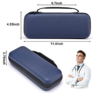 Large Hard Stethoscope Case for Nurse, Nursing School Student Essentials Bags, Carrying Stethoscope Holder for Littmann Classic MDF, Medical Supplies Accessories Organize Nursing Gifts