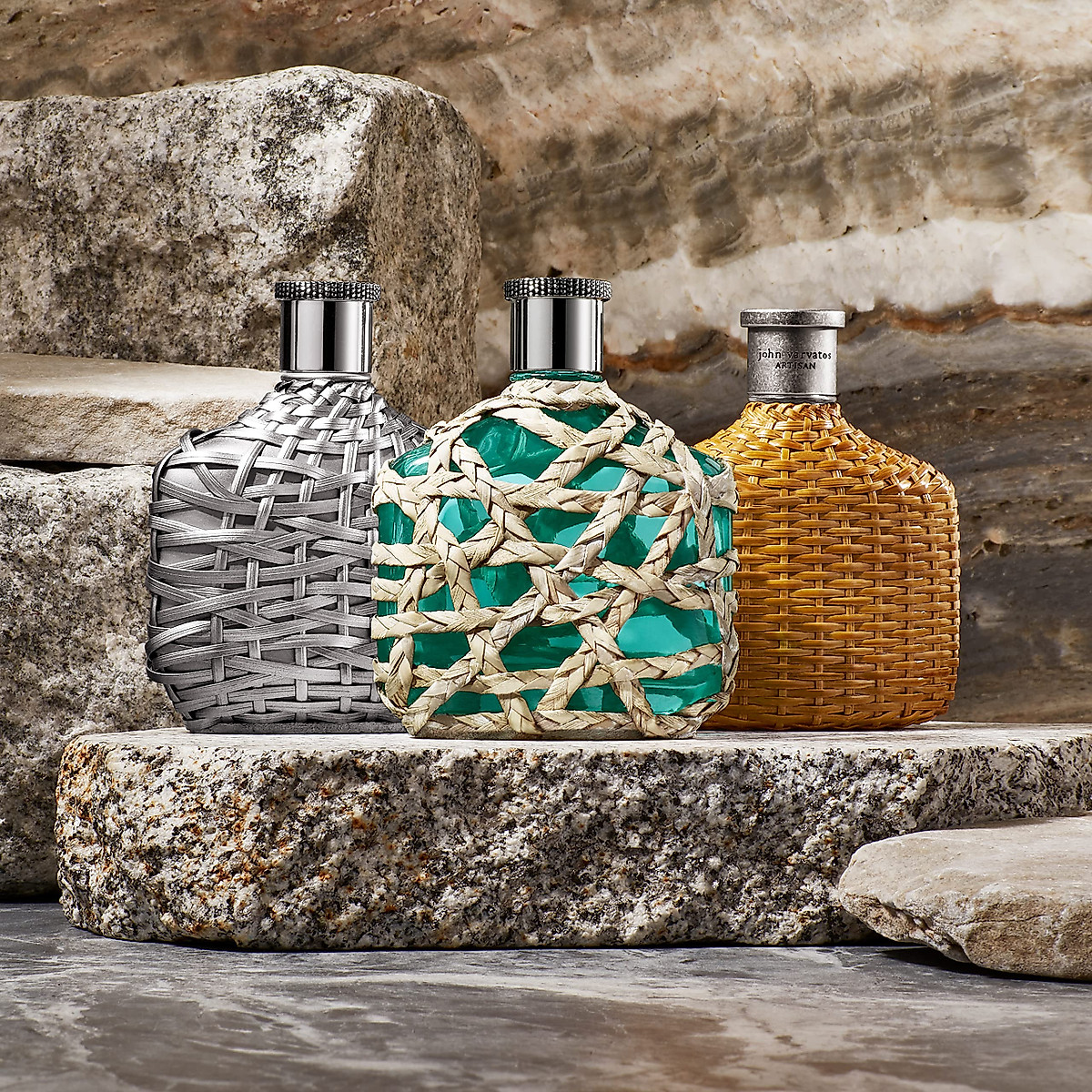 John Varvatos Men's Cologne, XX Artisan Teal Eau de Toilette EDT Spray, Aquatic Scent with Notes of Rosemary, Mineral Driftwood and Baie Rose, 4.2 fl. oz