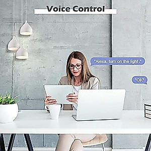Smart Switch 2.4GHz WiFi Light Switch 2Pack Compatible with Alexa and Google Home, Single Pole, Needs Neutral Wire (Black)