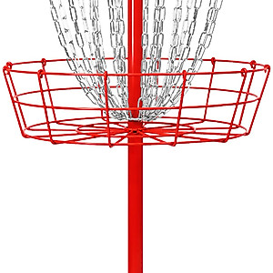 Remix Double Chain Practice Basket for Disc Golf - Red