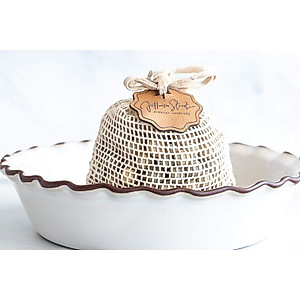 Jefferson Street Ceramics - Made in USA - Ceramic Pie Weights - Natural Clay Beads for Baking Blind Crust - 2.4 lbs with Mesh Bag