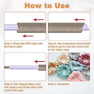 3pcs Quick Turn Fabric Set, Tube Turners for Sewing Threading Fabric Tube Turners Multifunctional Fast Turning Tool for Sewing Knitting DIY Crafts, 3 Sizes