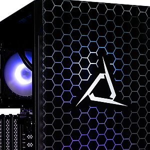 CLX Set Gaming Desktop - Liquid Cooled AMD Ryzen 7 5800X 3.8GHz 8-Core Processor, 16GB DDR4 Memory, GeForce RTX 3060 12GB GDDR6 Graphics, 500GB SSD, 3TB HDD, WiFi, Windows 11 Home 64-bit, Black