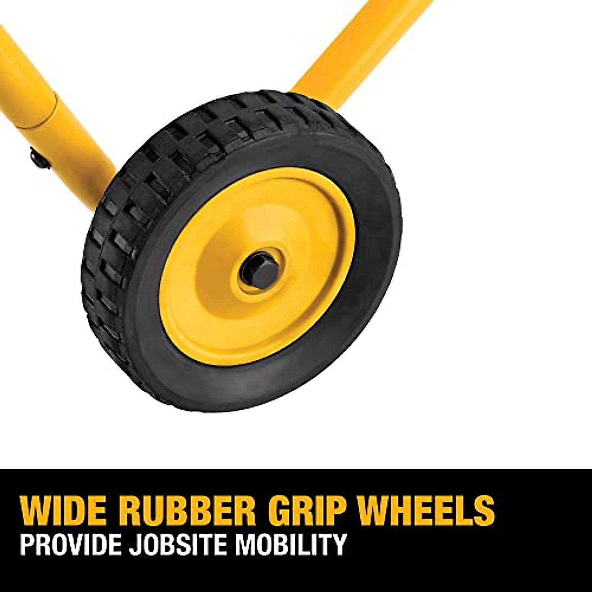 DEWALT Miter Saw Stand with Wheels, Collapsible and Portable, Holds Up to 300 lbs (DWX726)