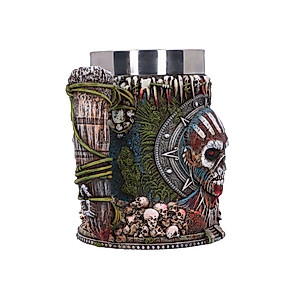 Nemesis Now Officially Licensed Iron Maiden Book of Souls Tankard, Multi Coloured, 17.5cm