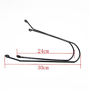 MbeLLO MTB mudguards，Bike Mudguard 20inch Snowboard Bicycle Mudguard E-Bike Electric Wing 20x4.0 Fat tire Folding Bike Fender Iron Sturdy Durable Mud Guard Suit