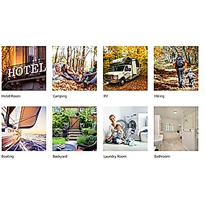 3 Pack Portable Clothesline Windproof Laundry Elastic Travel Clotheslines for Backyard & Balcony Camping on Boat Vacation Hotel Stretchy Retractable Indoor Outdoor Clothes line with 12 Clothespins