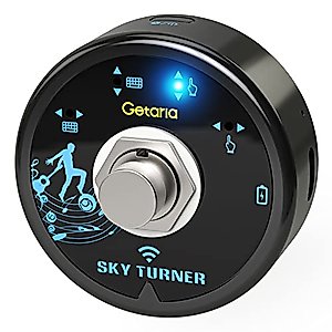 Getaria Bluetooth Page Turner Pedal USB Rechargeable Wireless Sheet Music Page Turner Foot Pedal for Tablet Computers/Mobile Phones