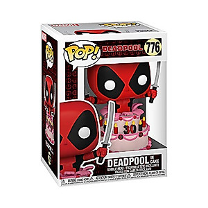 POP Marvel: Deadpool 30th - Deadpool in Cake, Multicolor, Standard