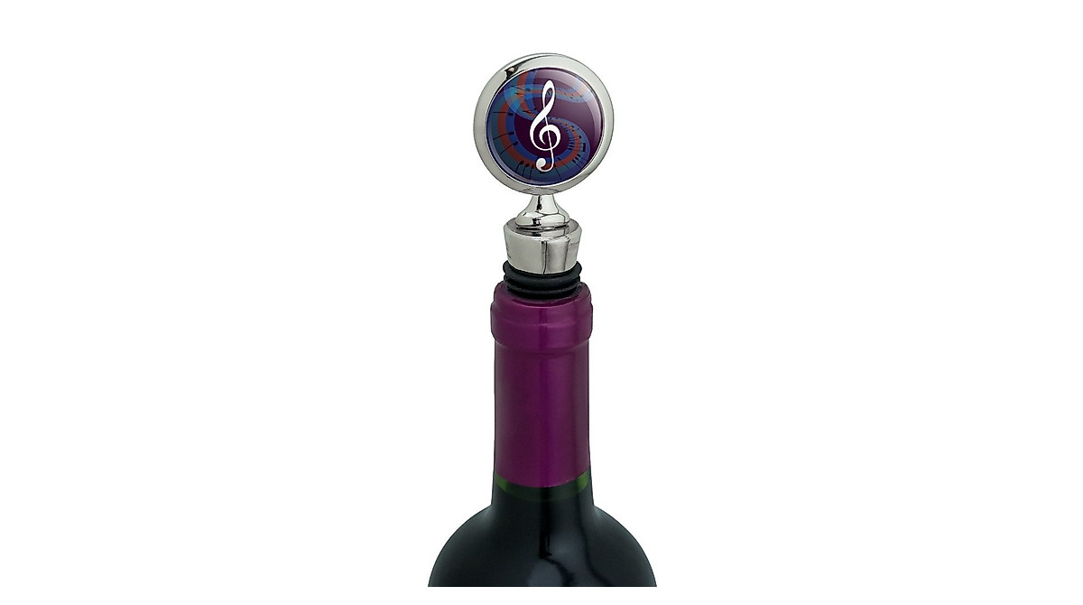 Treble Clef Wine Bottle Stopper - Perfect Gift for Music Lovers