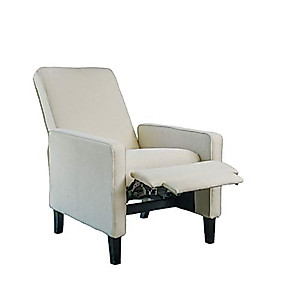 Christopher Knight Home Darvis Fabric Recliner, Beige, 31.5D x 25.6W x 39.98H in