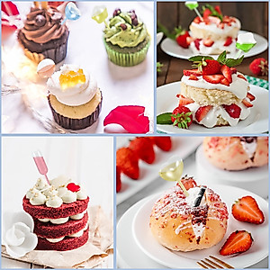 250PCS 4ml Cupcakes Pipettes, Food Grade Plastic Disposable Pipettes, Suitable for Chocolate or Strawberries Cupcakes, Ice Cream, Waffles, Chocolate Dessert