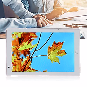 Pomya Android Tablet,8inch HD Tablet, Octa Core Dual Camera Calling Tablet,2GB 32GB Dual Cards Dual Standby for Android 11 (Gold)