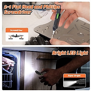 KEZKALS Valentines Day Gifts for Him, Birthday Gifts for Men 9 in 1 Multitool Pen, Men Valentines Day Gifts for Boyfriend/Husband/Dad/Grandpa, Unique Tools Gadgets Gifts for Men Who Have Everything