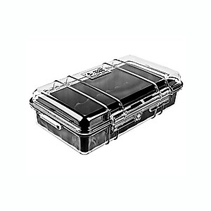 Pelican 1060 Micro Case - for iPhone, GoPro, Camera, and More (Black/Clear)
