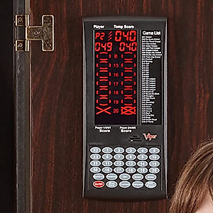 Viper ProScore Digital Dart Scorer Electronic Dartboard Scoreboard For Up to 8 Players, with 40 Games and 655 Game Options, Including Cricket and X01, Black