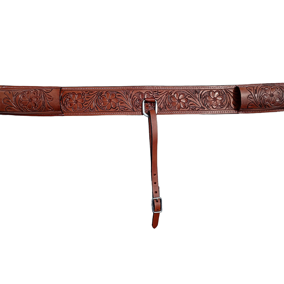 RAAVILS Horse Flank Cinch for Western Horse Saddles Horse TACK Leather Back Cinch Rear Saddle Girths