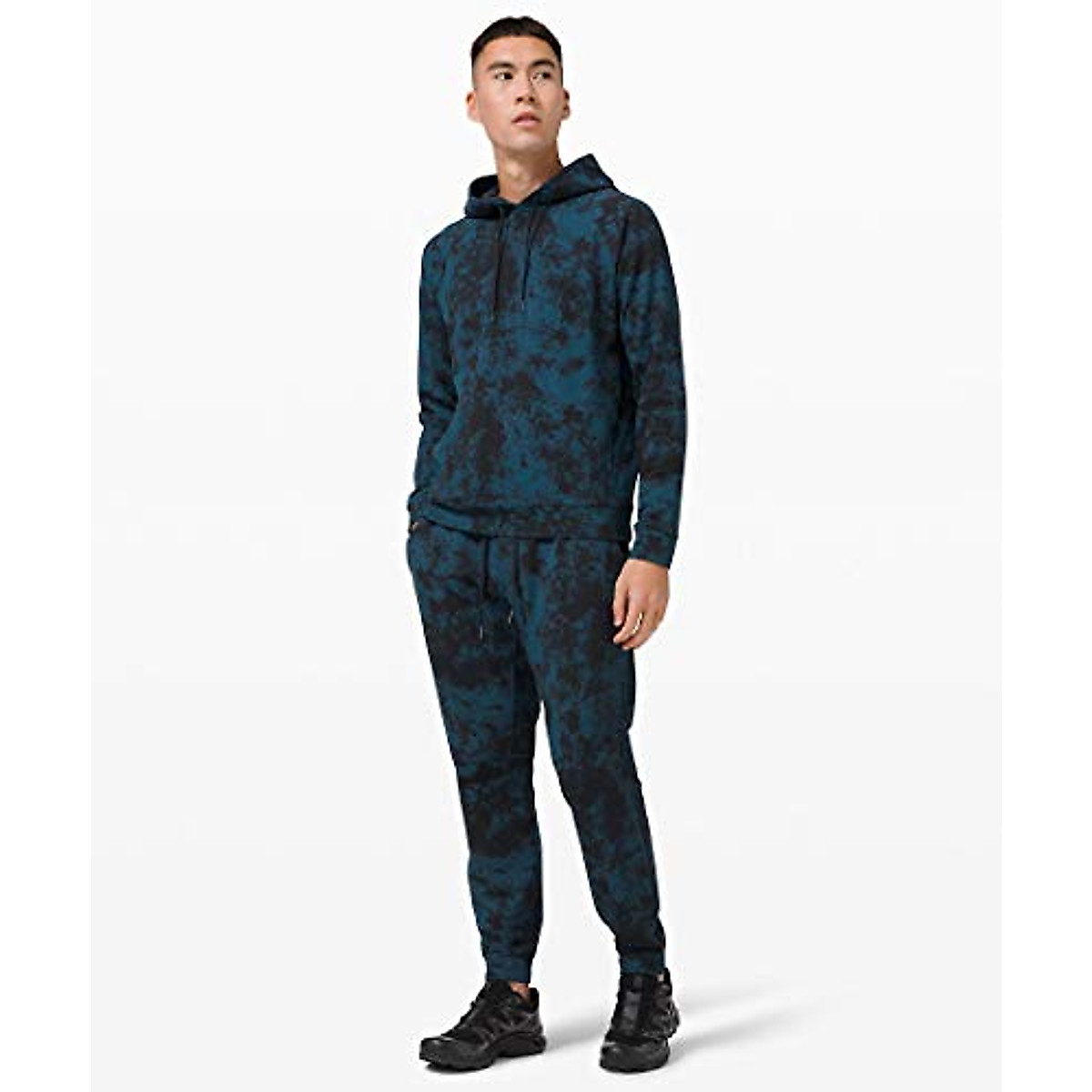 Lululemon Athletica City Sweat Pullover Hoodie French Terry (Astral Classic Navy Blue Borealis, l)