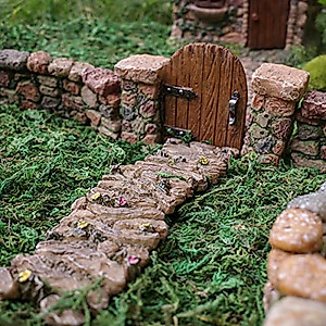 TG,LLC Treasure Gurus Miniature Flower Stone Path Fairy Garden Accessory Dollhouse Ornament