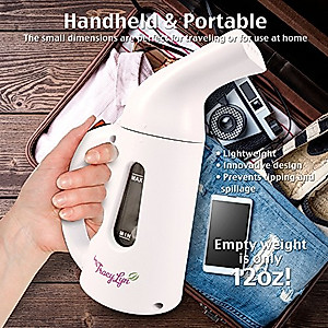 Apartment Essentials for First Apartment, Travel Steamer for Clothes, Compact & Portable Steamer, Handheld Steamer, Garment Steamer, College Dorm Room Essentials, Travel Garment Steamer