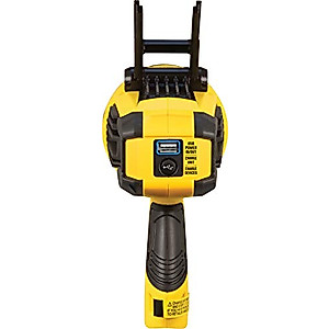 STANLEY FATMAX SL10LEDS Rechargeable 2200 Lumen Lithium Ion Ultra Bright LED Spotlight Flashlight with USB Power Charger