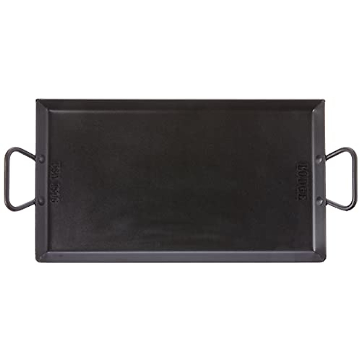 Lodge CRSGR18 Carbon Steel Griddle, Pre-Seasoned, 18-inch