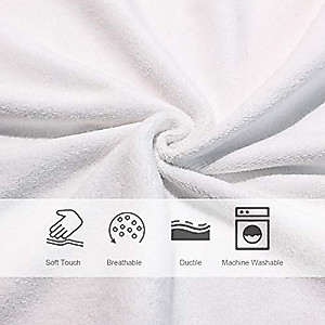 Ouqiuwa Soft Rock and Roll Skeleton Skull Boho Hippie Hand Towels 27.5x15.7 in Thin Bathroom Towel, Small Bath Cloth Decor Gifts Multipurpose for Bathroom Kitchen Gym Yoga