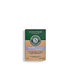 L’OCCITANE Gentle & Balance Solid Shampoo, 2.1 oz.