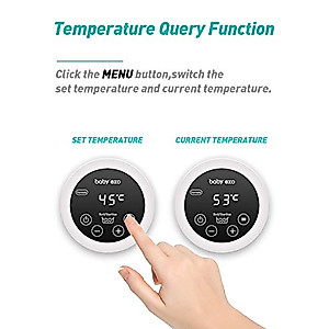 BabyExo Baby Formula Water Kettle,Precise Baby Water Kettle- Temperature Baby Milk Warmer for 24 Hours-1.2L BPA-Free Boil-Dry Protection Instant Water Warmer for Baby Formula