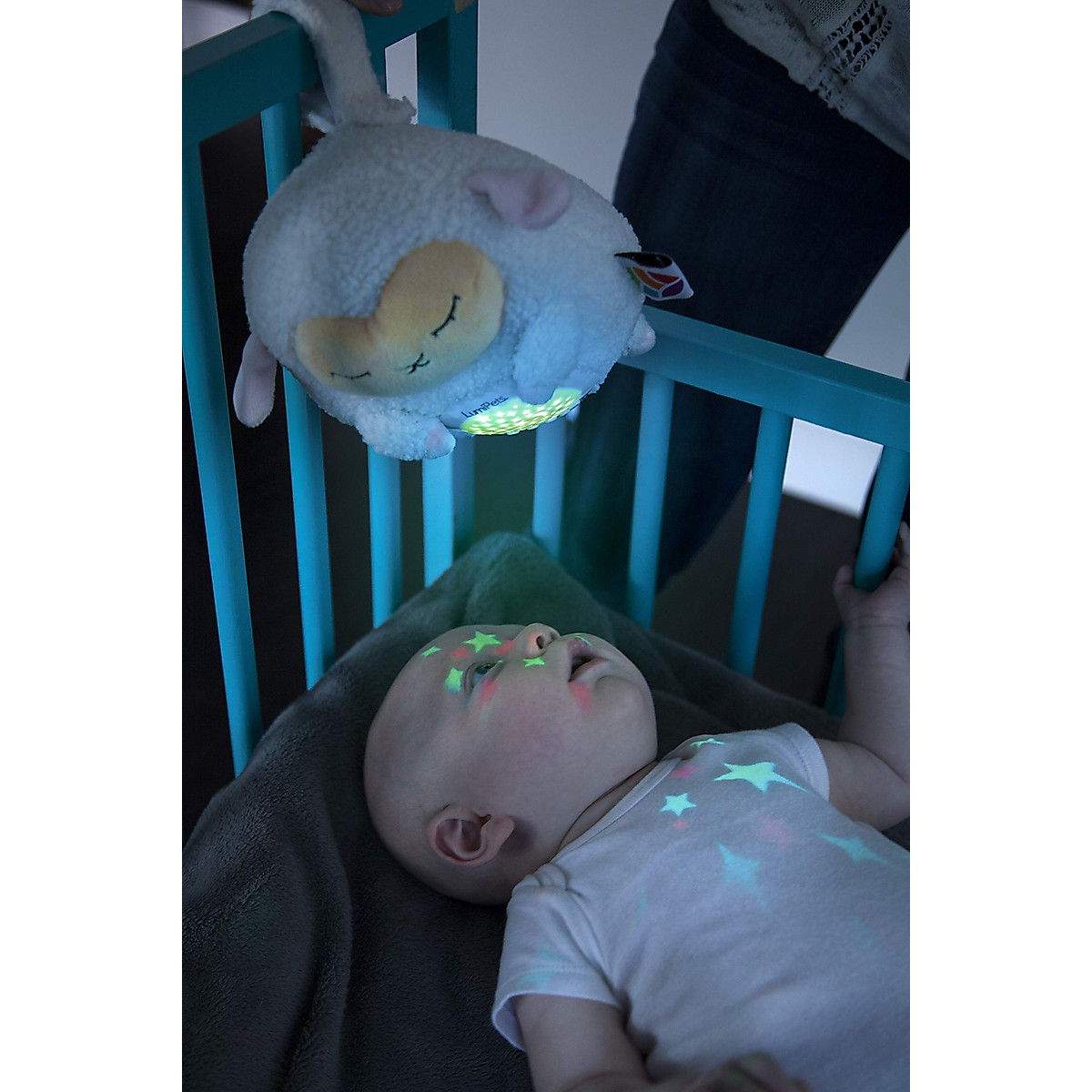 Lumipets Sound Soother Machine: 10 Relaxing Sounds, Whtie Noise, Night Light, Timer, and Portable Design for Peaceful Sleep, Baby Calming, and Stress Relief, Lullaby Lamb