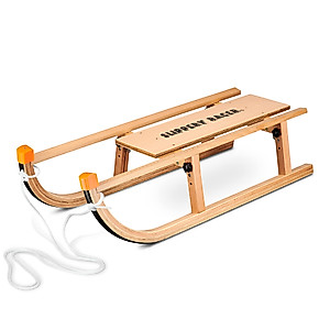 Slippery Racer Kids Wooden Foldable Snow Sled