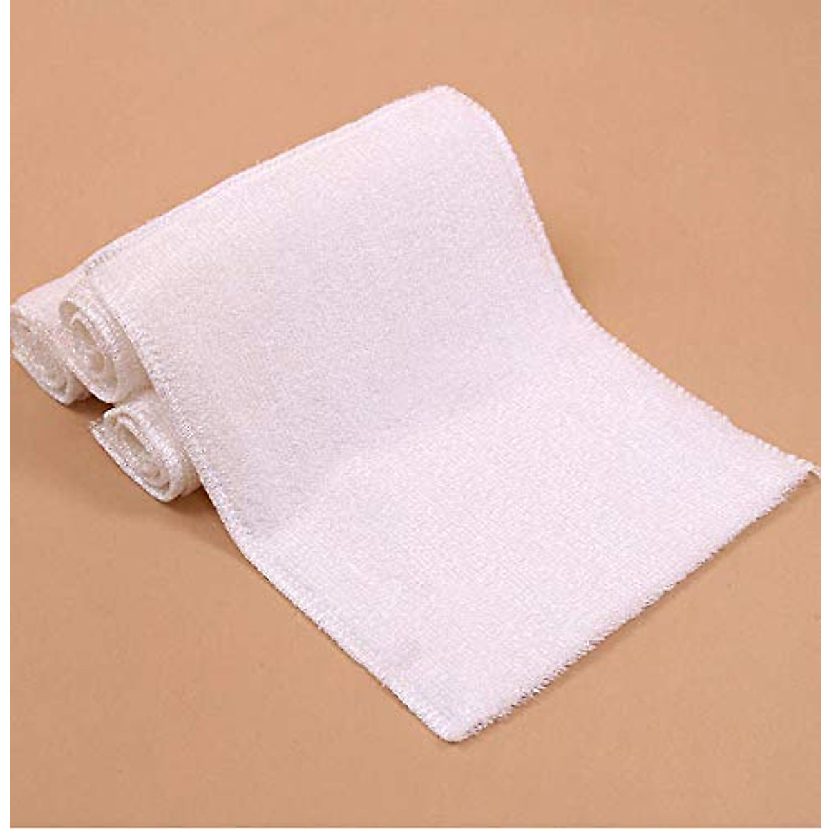 Hanging Trash Can for Kitchen Cabinet Door, Collapsible Trash Bin, Portable Home & Outdoor Garbage Can with Pineapple Logo + Free Large Bamboo Kitchen Dish Cloths(White)