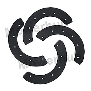 KINTLE 302565MA, 302565, 335992 Snow Thrower Paddle Set -Compatible with 20, 21 or 22" Craftsman, Noma,Murray Snow Thrower 302565ma,1687312SM, with 90 Pieces Hardware - 8 Pack