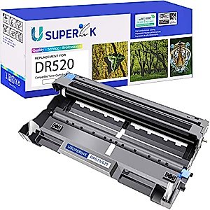 USUPERINK High Yield Compatible Drum Unit Replacement for Brother DR520 DR-520 to use with HL-5250DN HL-5340D HL-5370DW MFC-8480DN MFC-8690DW MFC-8890DW DCP-8065DN DCP-8060(Black, 1 Pack)