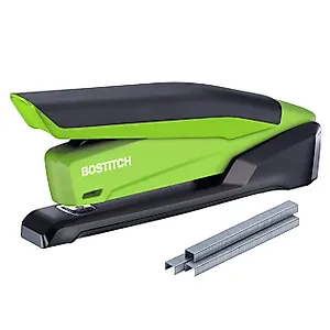 Bostitch InPower Spring-Powered Desktop Stapler, Green (1123)
