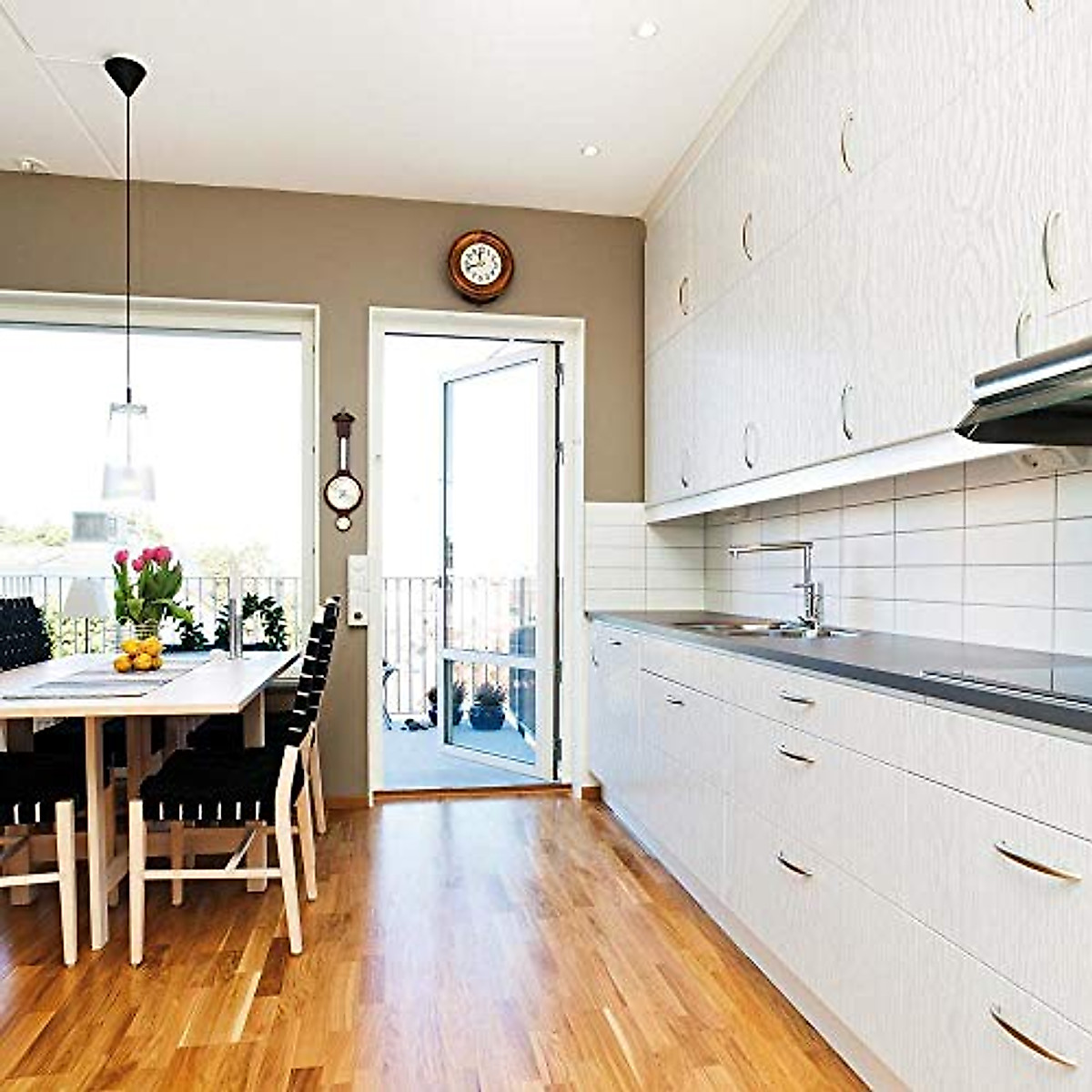 d-c-fix Decorative Self-Adhesive Film, Whitewood, 26" x 78" Roll, 2-Pack