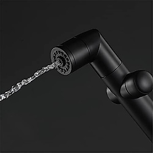 MINJING Bidet Sprayer for Toilet, Stainless Steel Handheld Bidet Toilet Sprayer Set with Hose, Easy Install, Perfect for Personal Hygiene,Black