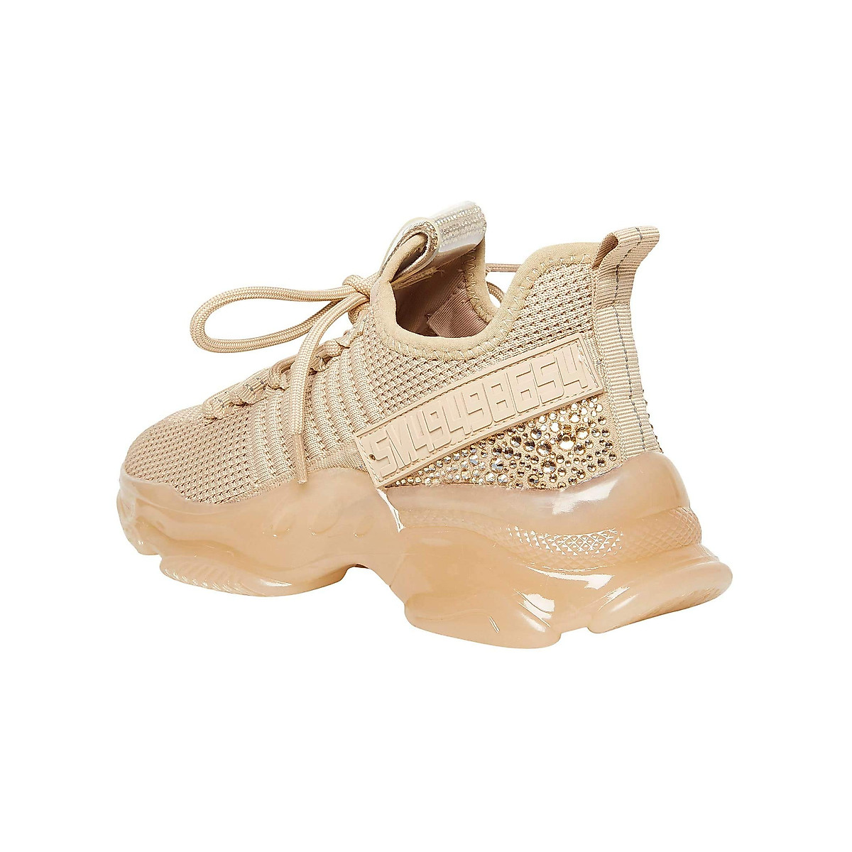 Steve Madden Women's Maxima Sneaker, Blush Multi, 8.5