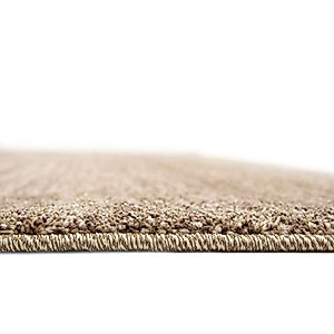Unique Loom Del Mar Collection Area Rug - Abigail (7' 10" Square, Beige/ Ivory)