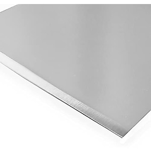 Stainless Steel Slant Grill Griddle Spatula Scraper Diner Flat Straight Blade (L)