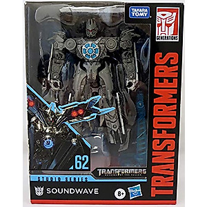 Transformers Toys Studio Series 62 Deluxe Revenge of The Fallen Movie Soundwave Action Figure - Kids Ages 8 and Up, 4.5-inch
