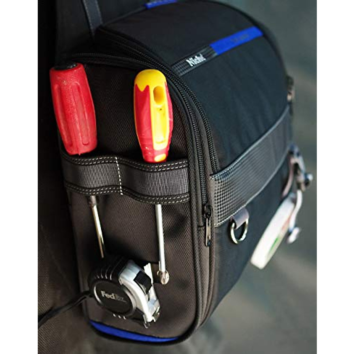 Niche Tool bag with Shoulder Strap Wide Opening Tool Storage bag Large Capacity Multi-Compartment Tool Carrier TL-6206