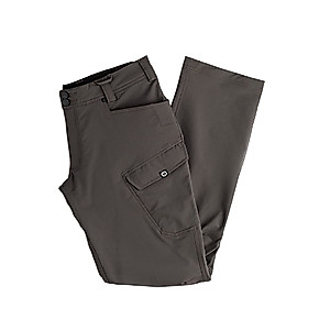 TRUEWERK Men's Work Pants - T2 WerkPant Technical Workwear, 42W X 34L Deep Grey