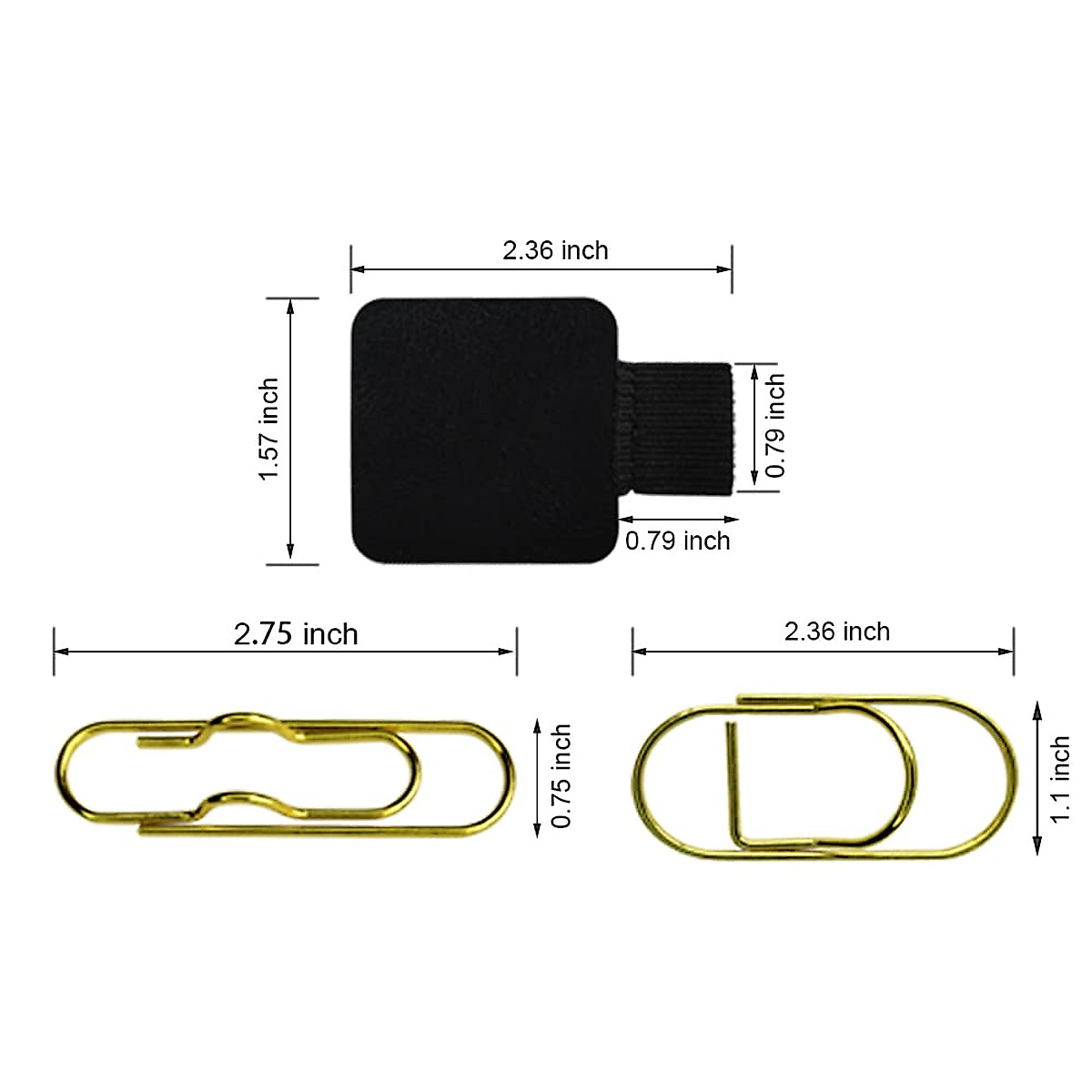 XIWUMOER 10 Pieces Pen Loop Holder,Self Adhesive Pen Holder,Stainless Steel Pen Holder,Pen Clips,Pencil Elastic Loop Designed for Notebooks,Journals,Calendars,Planners,Tablet Case for School, Office