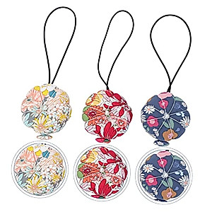 DOITOOL 3pcs Pumpkin Pin Pack Corsage Wristlet Band Sewing Machine Accessories Magnetic Pin Cushion Needlework Pin Cushions Needle Pin Collector Sewing Pin Pad Printed Pin Cushion Work