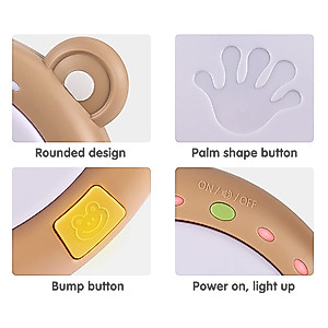 TUMAMA Baby Musical Electronic Toy with Lights & Sounds, Babies Light up Drum Toys for Early Hand Development, Gift for Infants, Toddlers, Boys, Girls